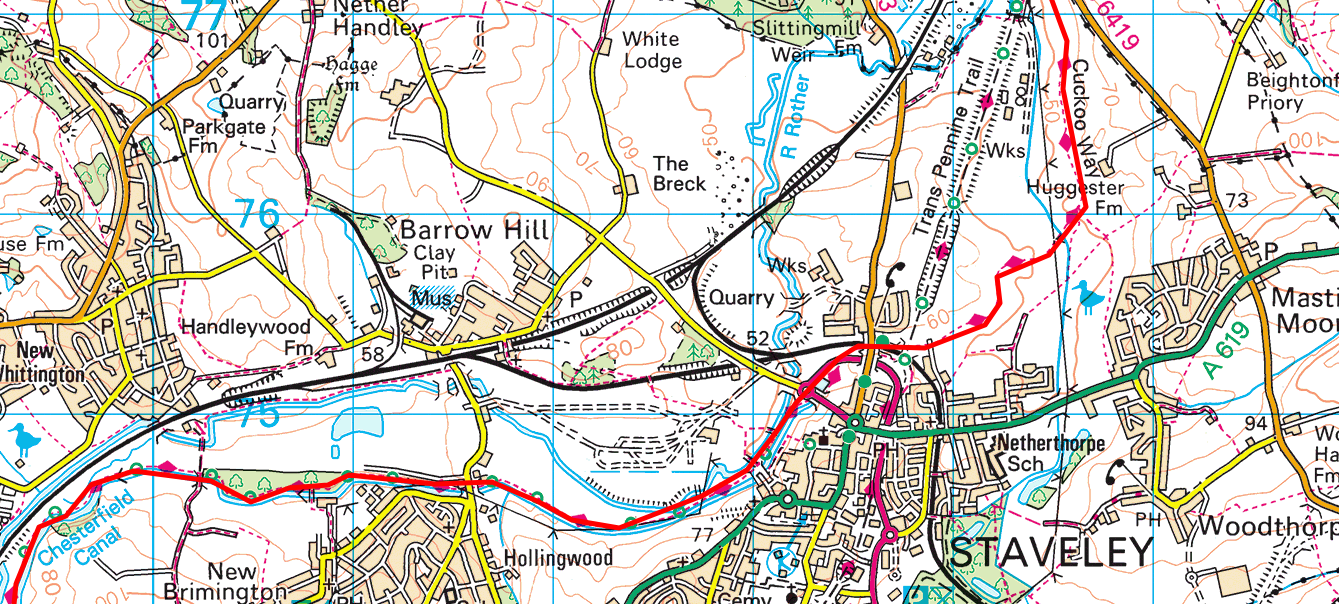 Waymarked Routes | Chesterfield & NE Derbyshire Ramblers